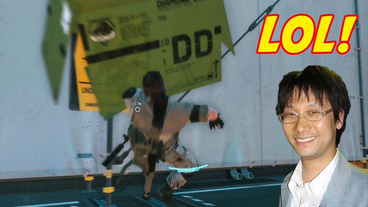Metal Gear Solid 5 Phantom Pain FUNNY Easter Egg!! HAHAHA - YouTube