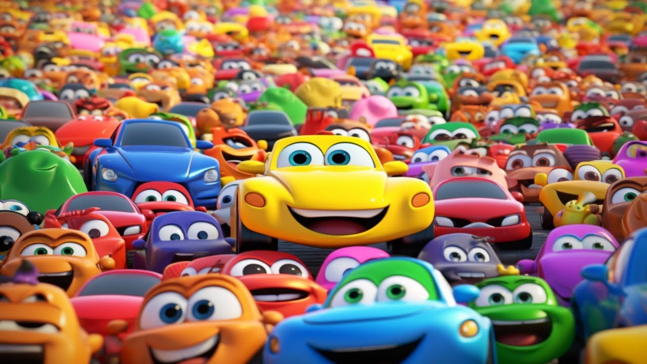 Unlock the World of Colors: Interactive Learning with Toy Cars - YouTube