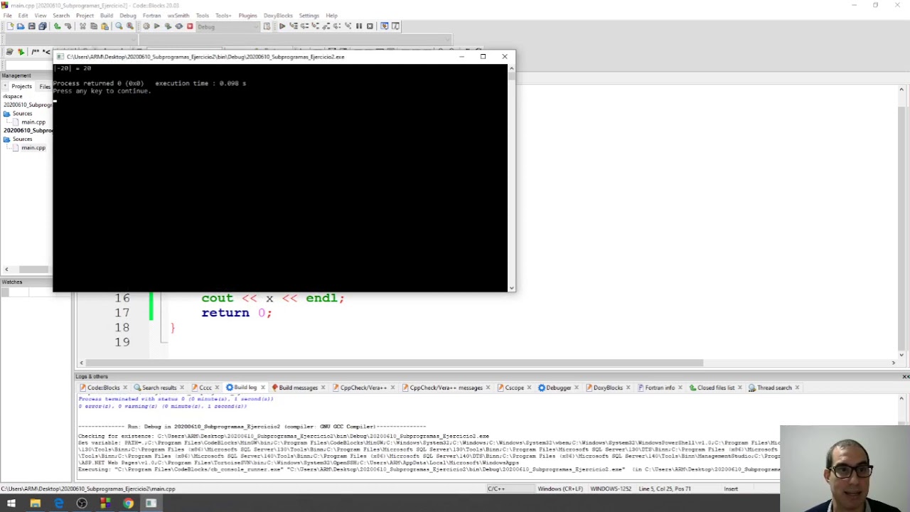 AyED - Suprogramas - Resolución del ejercicio 2 - YouTube