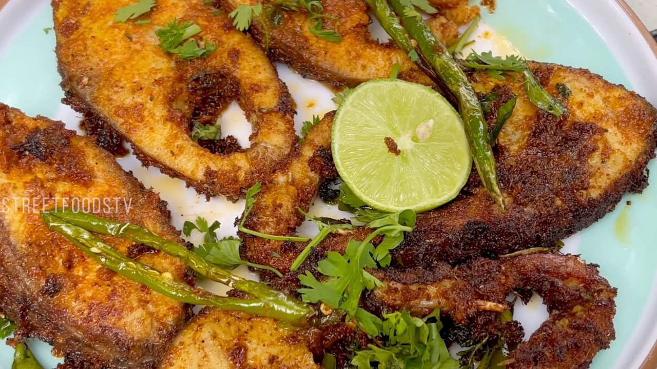 Tawa Fish Fry Recipe | Street Foods Tv - YouTube