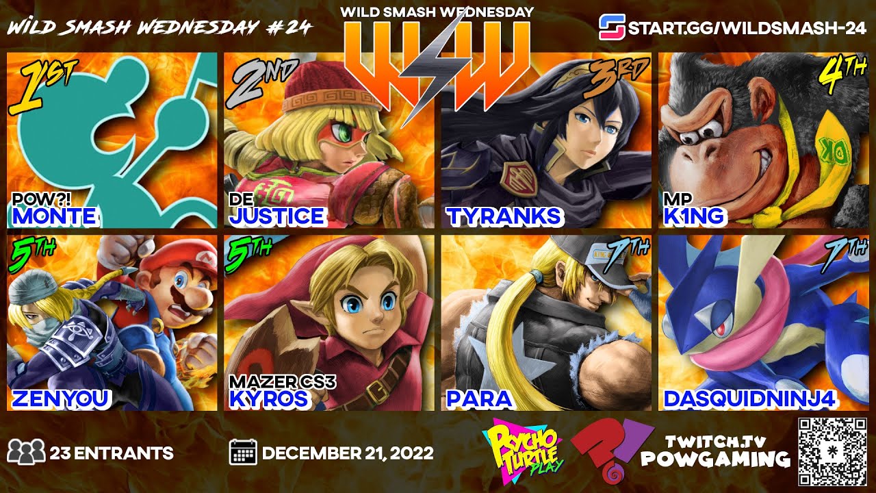🐾Wild Smash Wednesday #24🐾 ft. Zenyou, Justice, Monte, Tyranks, Kyros ...