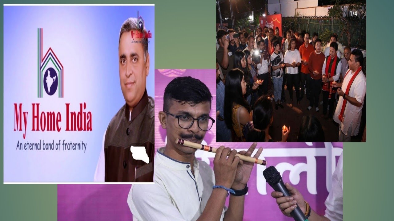 flute performance in दीवाली परिवार् सम्मेलन organised by my home india ...