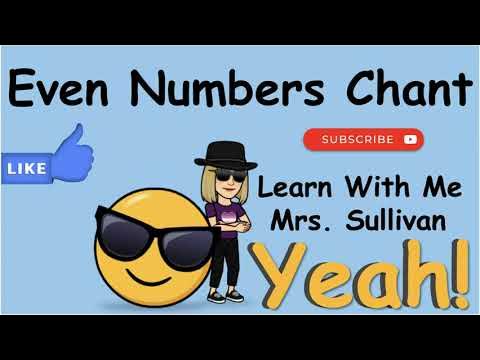 Even Numbers Chant - YouTube
