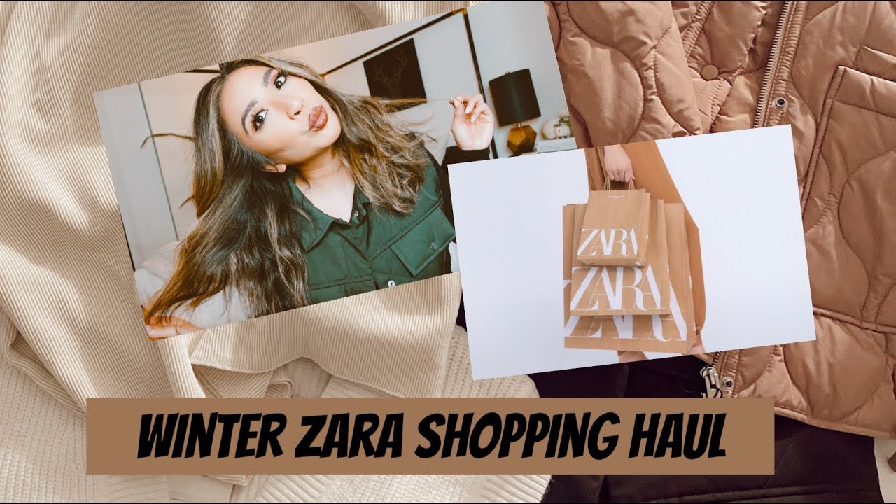 WINTER ZARA SHOPPING HAUL I Sasha Nicole - YouTube