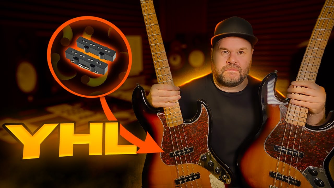 Кастомные звукосниматели YHL Pickups для джаз-баса от JET Guitars - YouTube