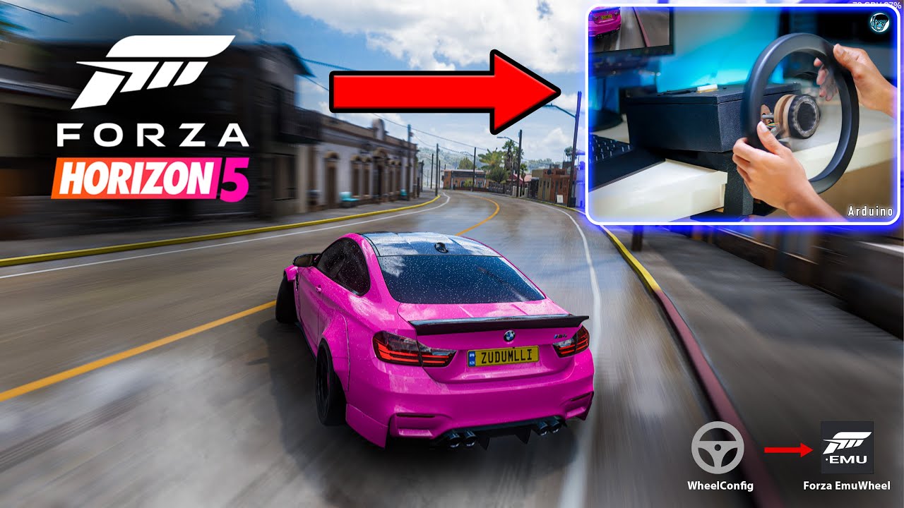 How to Setup Arduino Wheel for Forza Horizon 5 & Make Game Controller ...