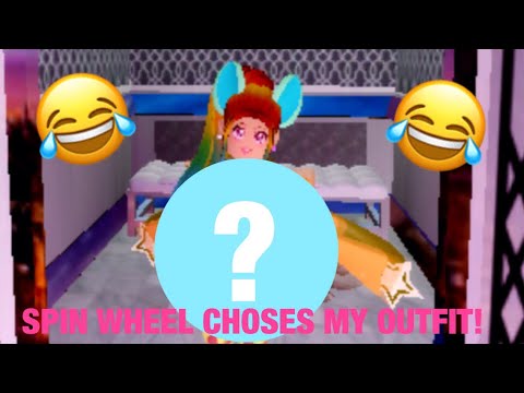 LETTING THE WHEEL PICK MY OUTFIT IN ROYAL HIGH! Roblox - YouTube