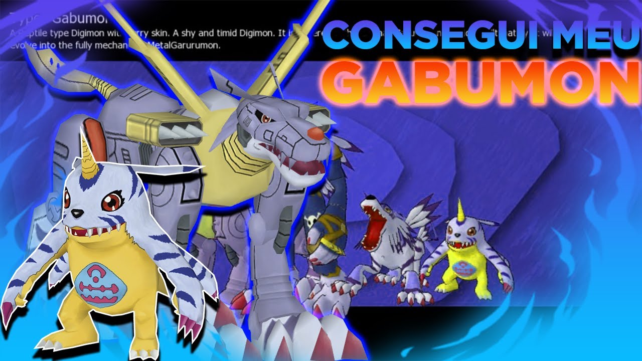 CONSEGUI O GABUMON NO DMO - YouTube