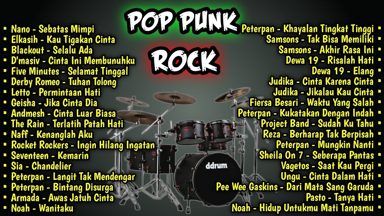 Full Album Lagu Indo COVER POP PUNK & ROCK 🤘🤘 - YouTube