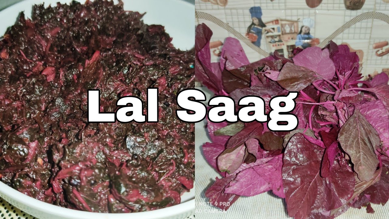 Lal Saag I Amarnath Leaves I Red Spinach I Chaulayi Saag I No Onion No ...