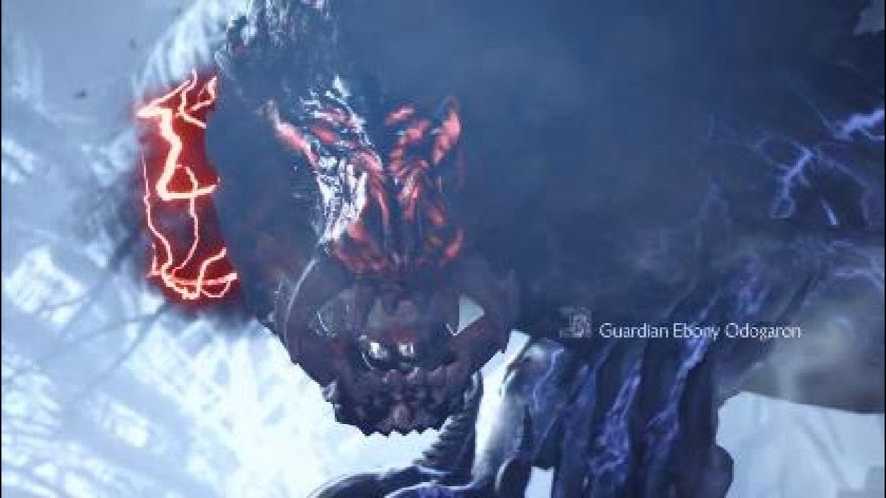 The Black Sentry! Guardian Ebony Odogaron Hunt - Monster Hunter Wilds ...