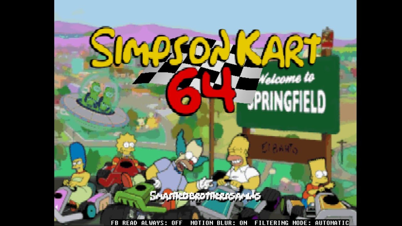 Simpson Kart 64 - Descarga Hack Rom De Mario Kart 64 #mk64 #nintendo64 - YouTube