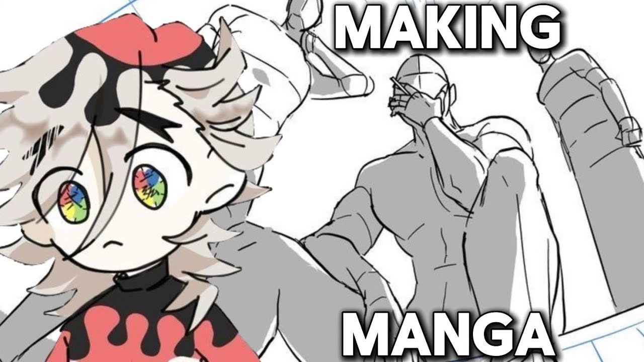 Learning to draw manga + yapping - YouTube