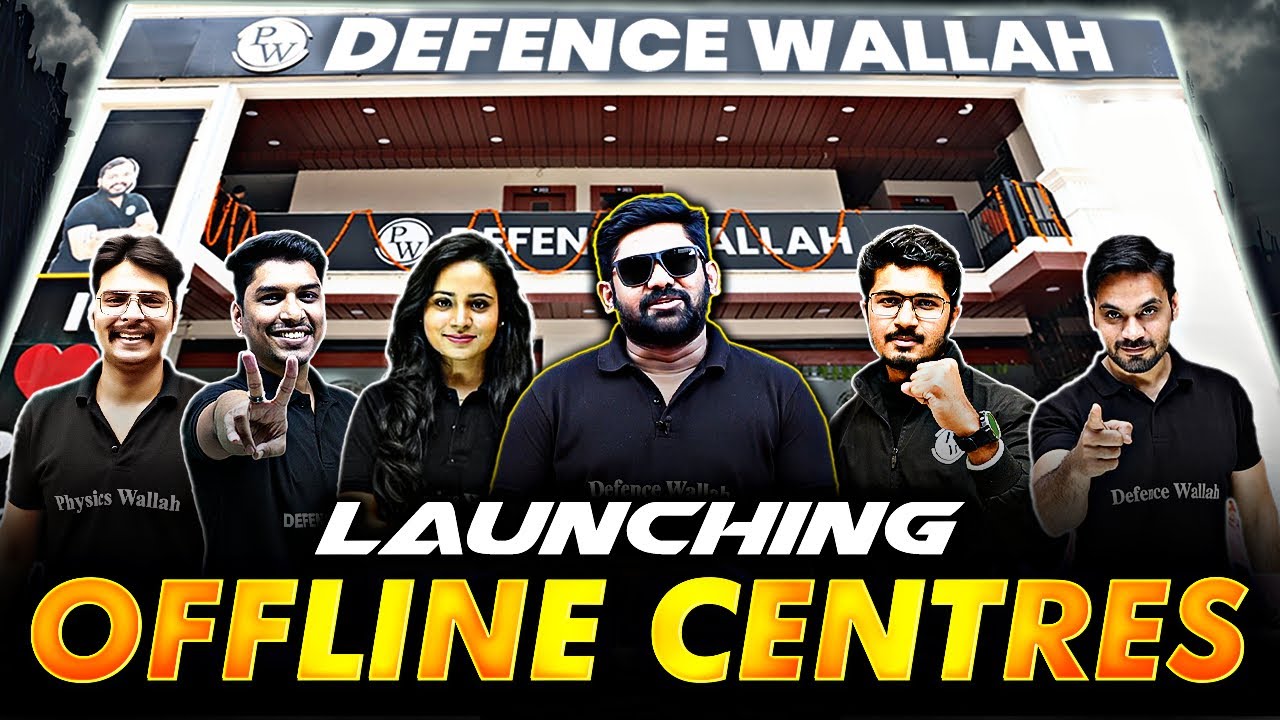 First Offline Centre Of Defence Wallah🔥🔥 - YouTube
