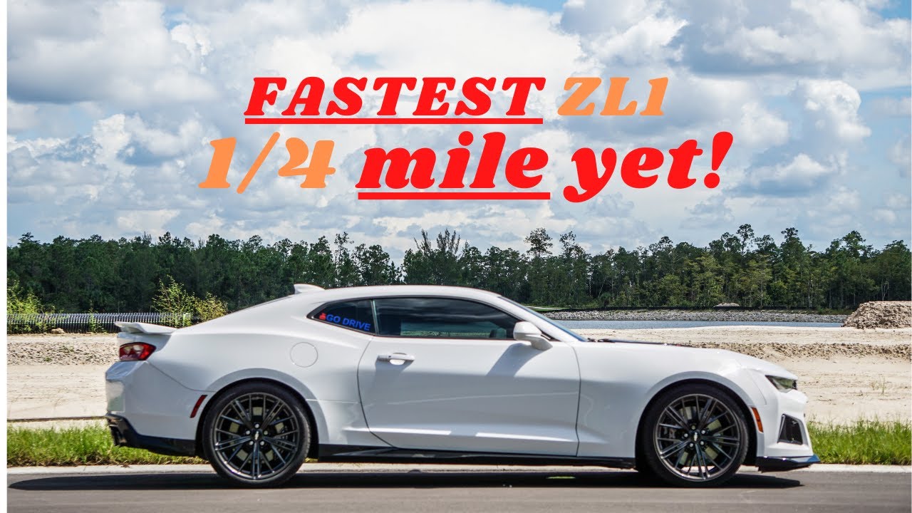 2018 ZL1 1/4 mile fastest pass yet - YouTube