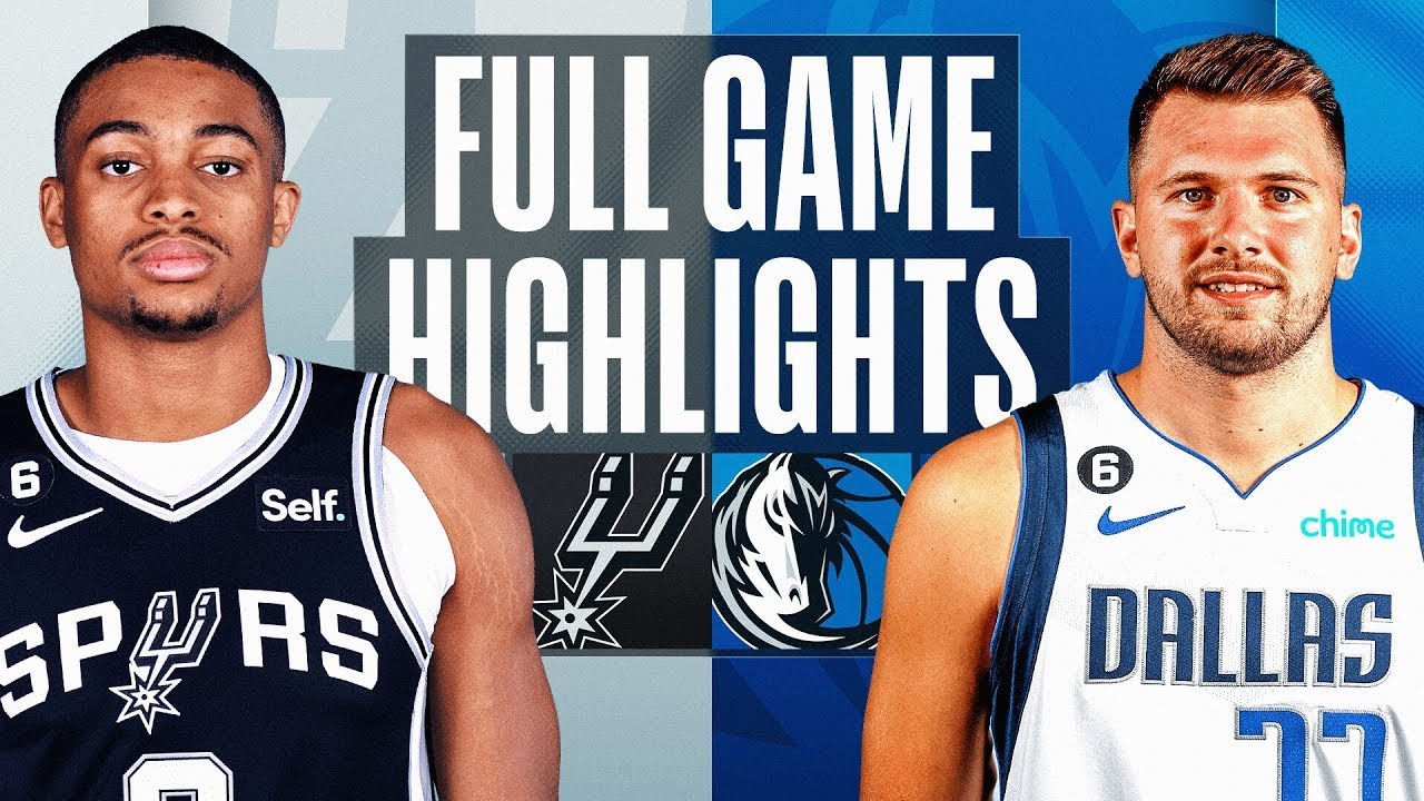 Dallas Mavericks vs San Antonio Spurs Full Game Highlights |Feb 23| NBA ...