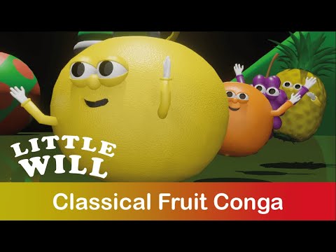 Fruit Conga Dance Party | Classical music and video for babies | BABY ...