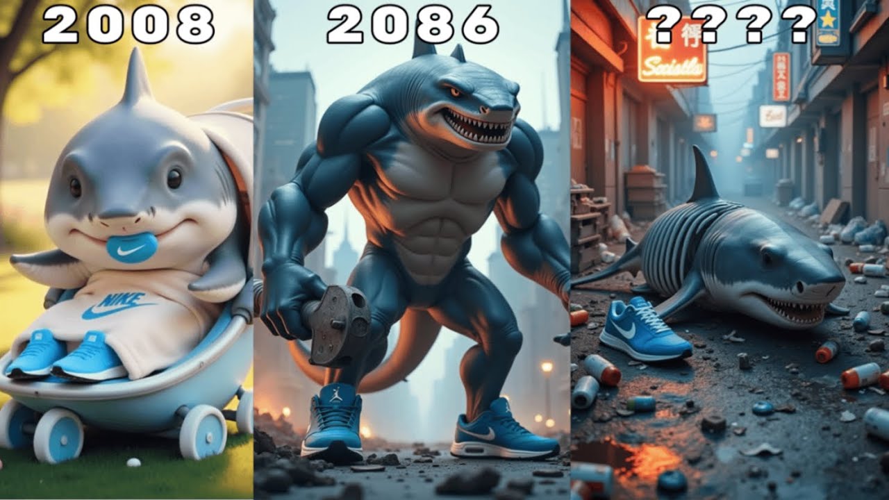 TRALALERO TRALALA Evolution ☠️ From CUTE Runner to APOCALYPSE MONSTER - YouTube