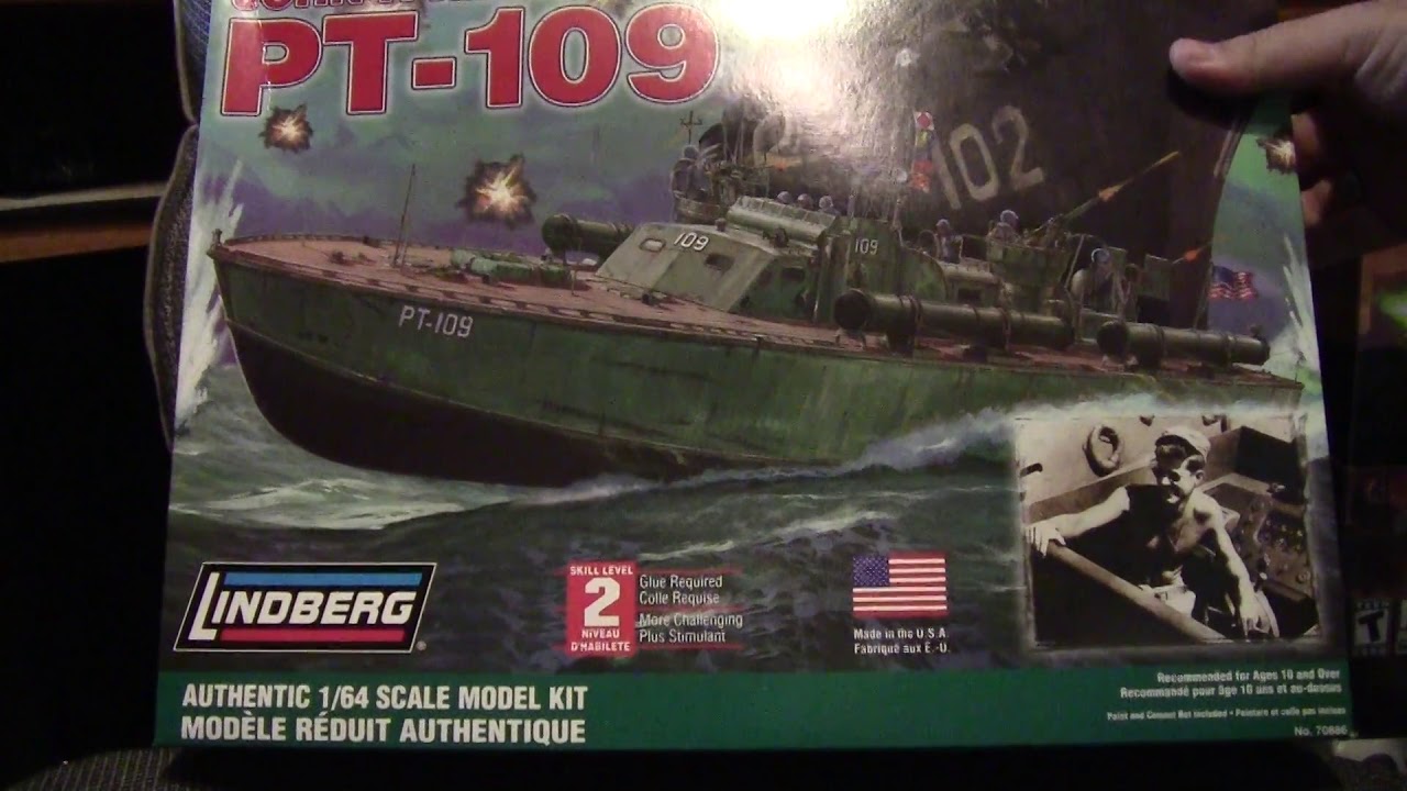 1/64 Lindberg JFK's PT-109 - YouTube