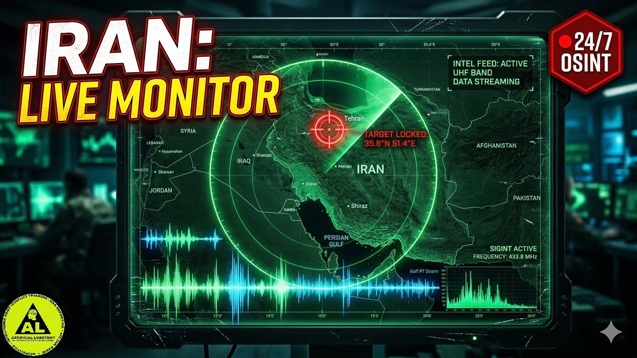 🚨 IRAN LIVE: 24/7 Intercepting Military Comms | Middle East Airspace ...