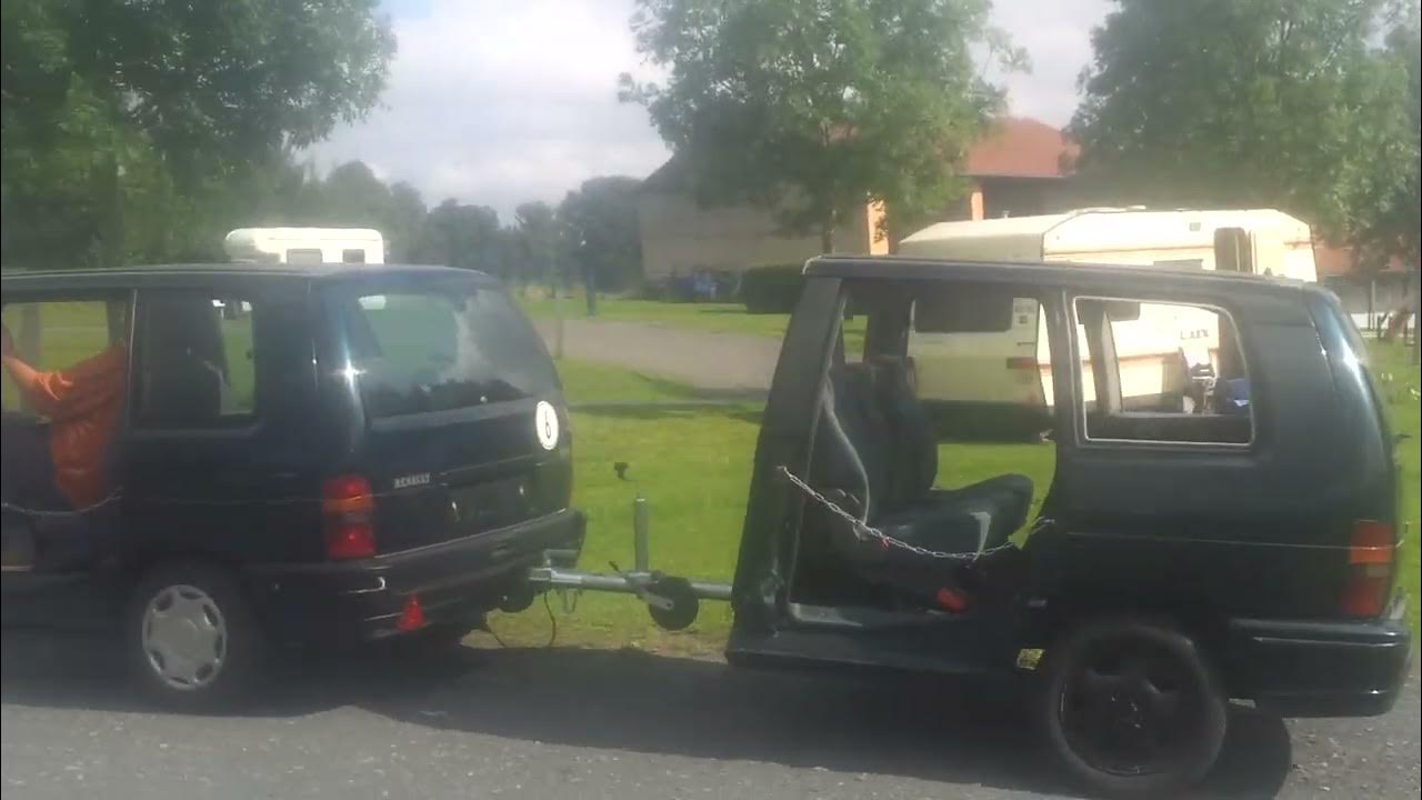 Espace J63 mit 2 Anhänger - YouTube