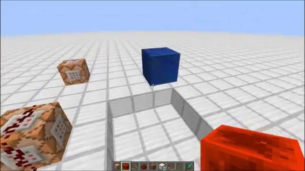 Cylinders/Circles in Minecraft tutorial with 2 command-blocks - YouTube