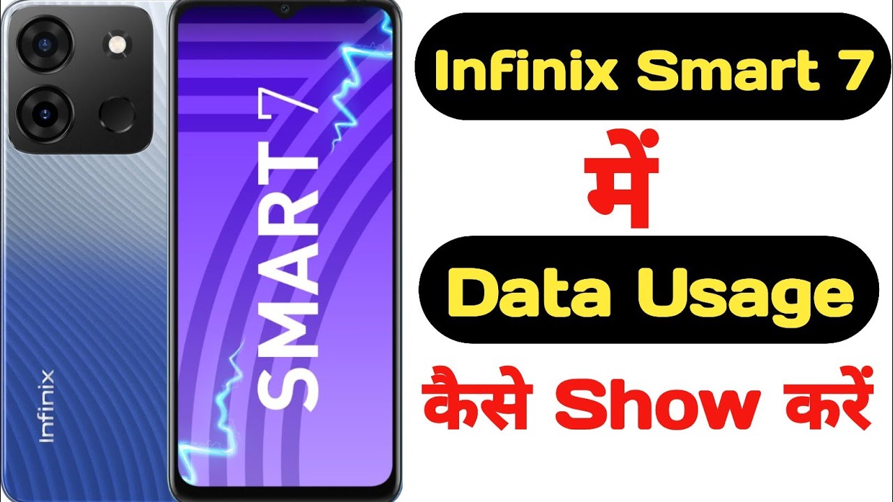 How to show data usage in Infinix Smart 7 || Infinix Smart 7 me data ...