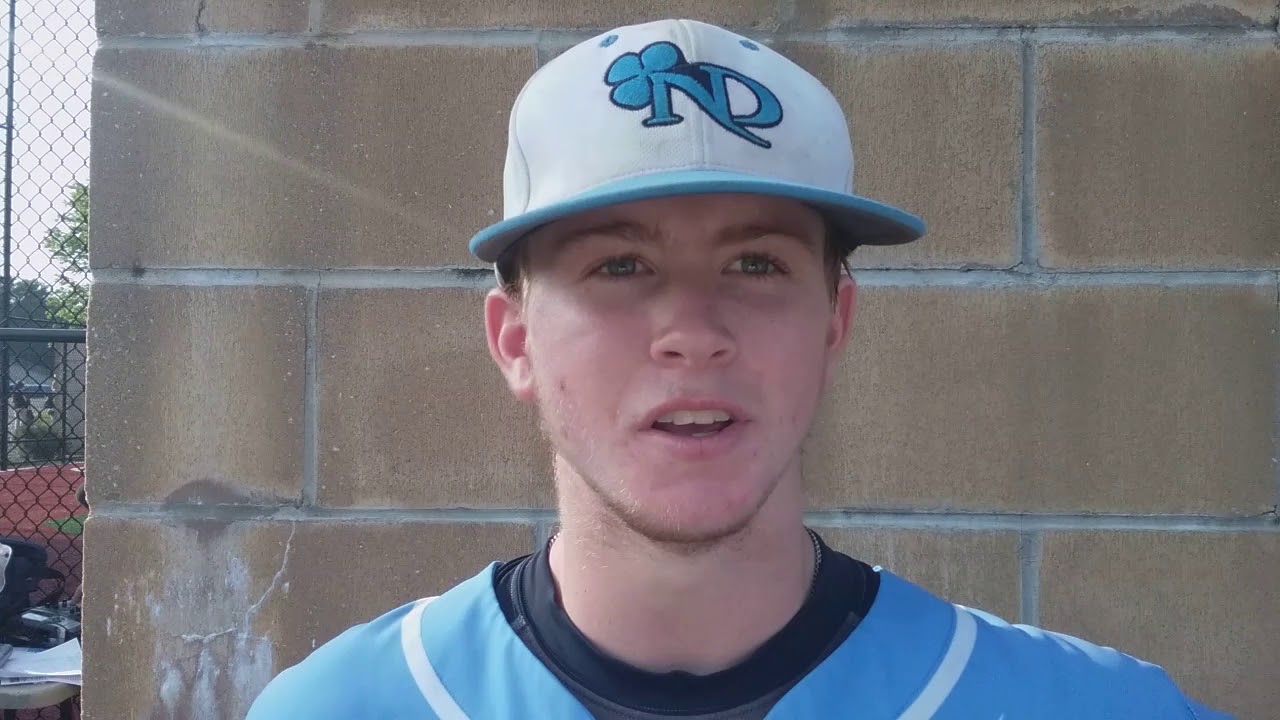 Notre Dame's Robbie Buecker on his five-hitter in the sectional ...