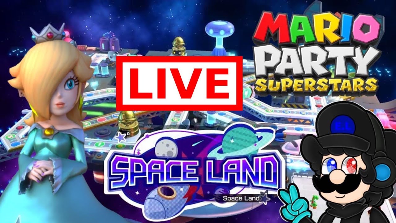 Mario Party Superstars - 30 Turn Board - Part 3 - Space Land - YouTube