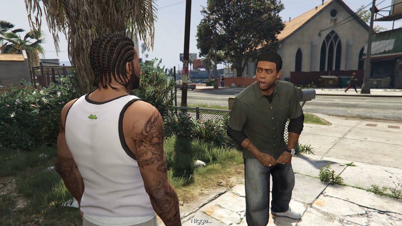 Lamar Roasts Franklin - GTA 5 - YouTube