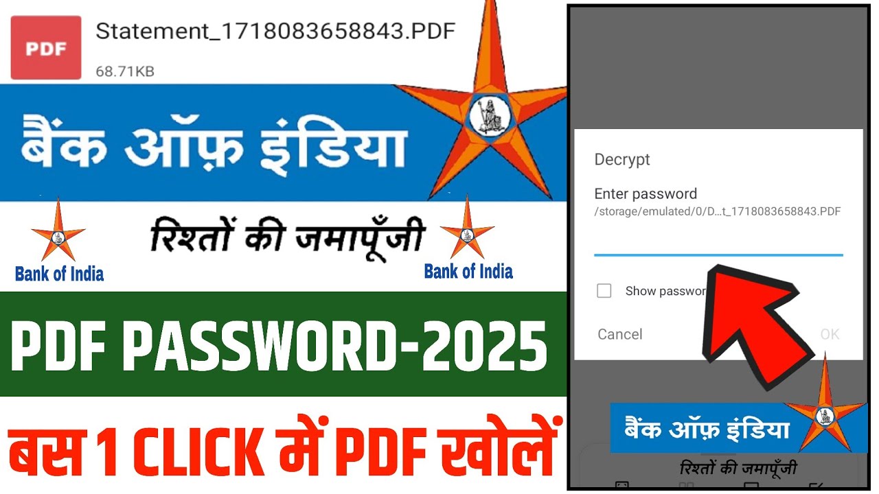 bank of india statement pdf password kaise pata kare,boi bank statement ...