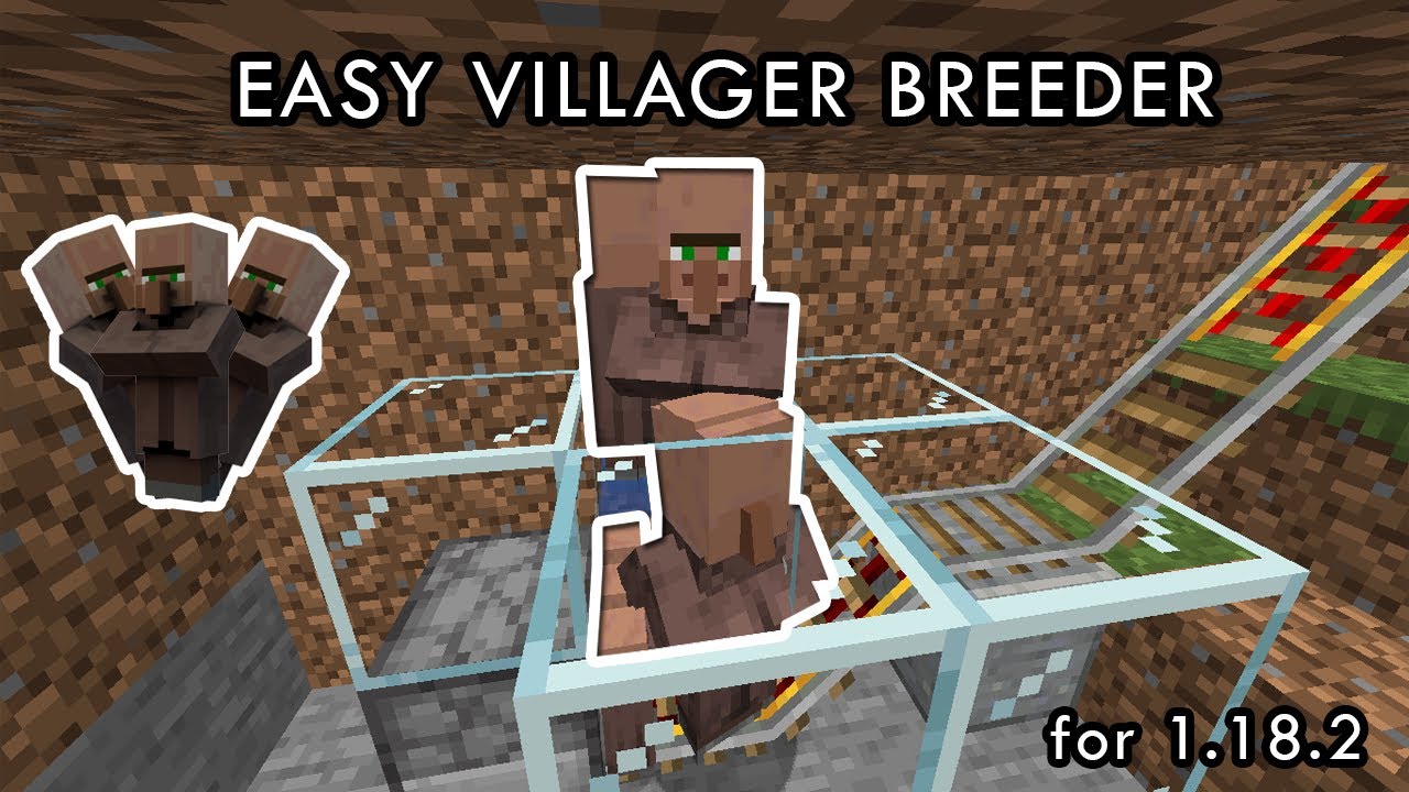 MINECRAFT 1.18.2 VILLAGER BREEDER | JAVA - YouTube