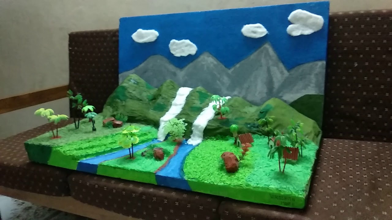 Kangra mountain valley model - YouTube