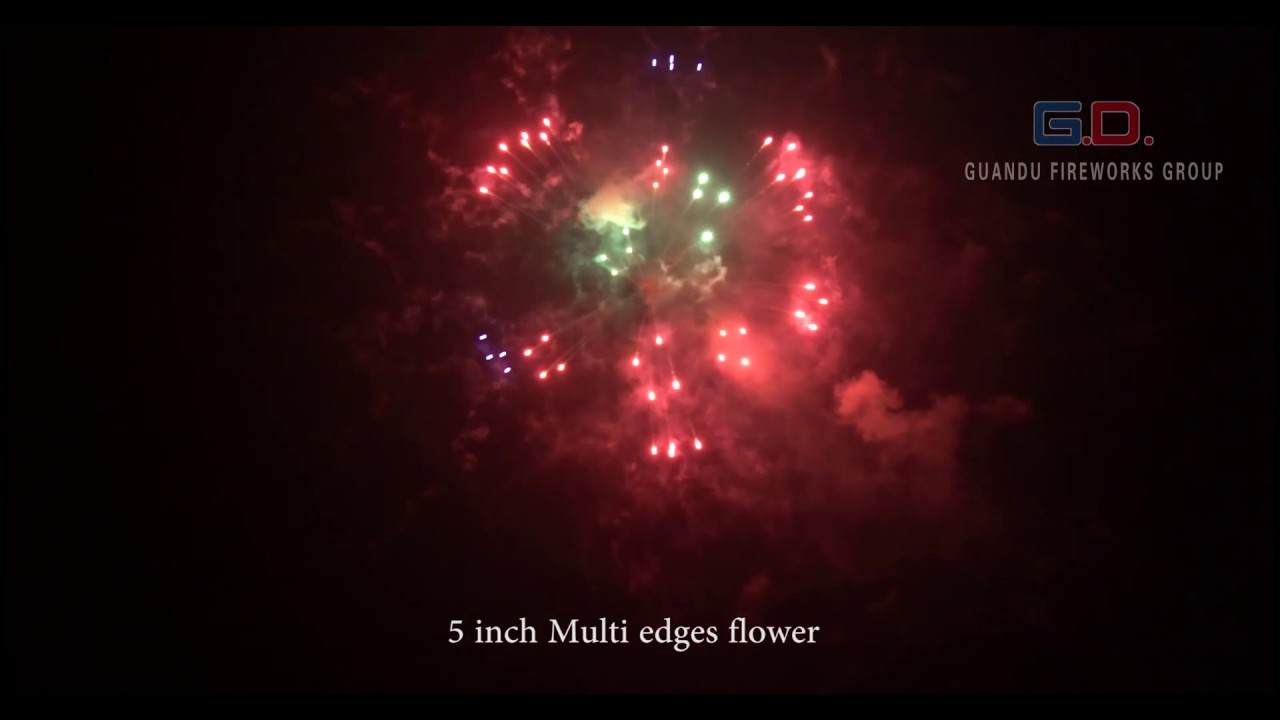 G.D Fireworks Group - 5 inch display shell collection - YouTube
