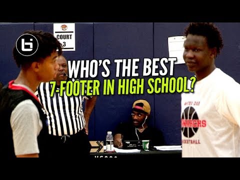 Who's The Best 7-Footer In High School? Bol Bol vs Moses Brown