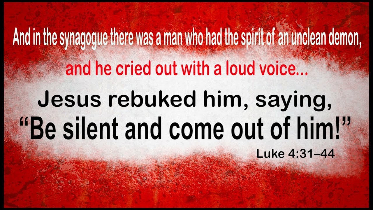 “A Word and a Touch” Luke 4:31-44 - YouTube