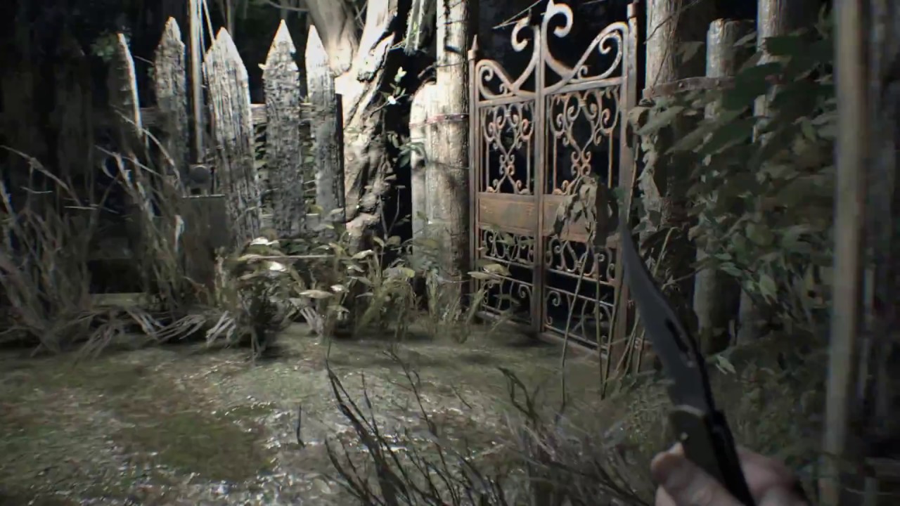 Resident Evil 7 Biohazard Gameplay Part 7 - Fighting the Crazy Old Lady ...