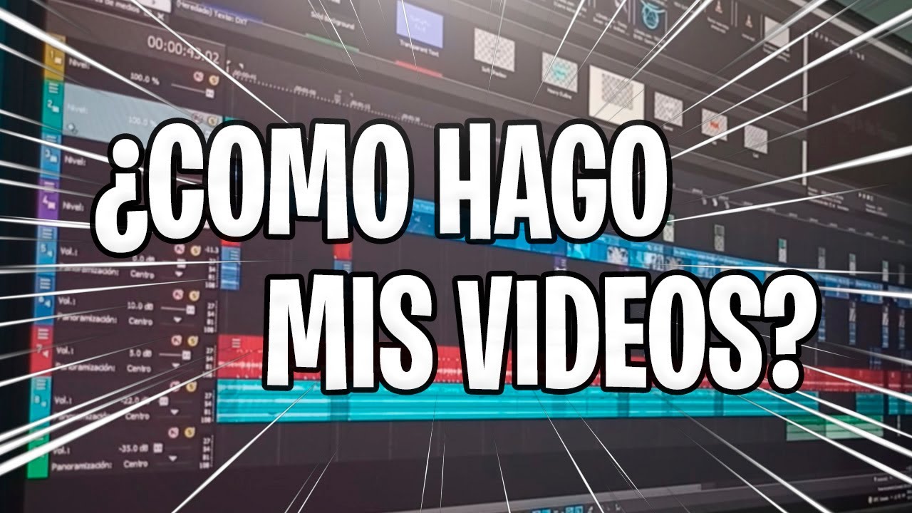 ¿Cómo hago mis videos? | Como hacer videos para YouTube - YouTube