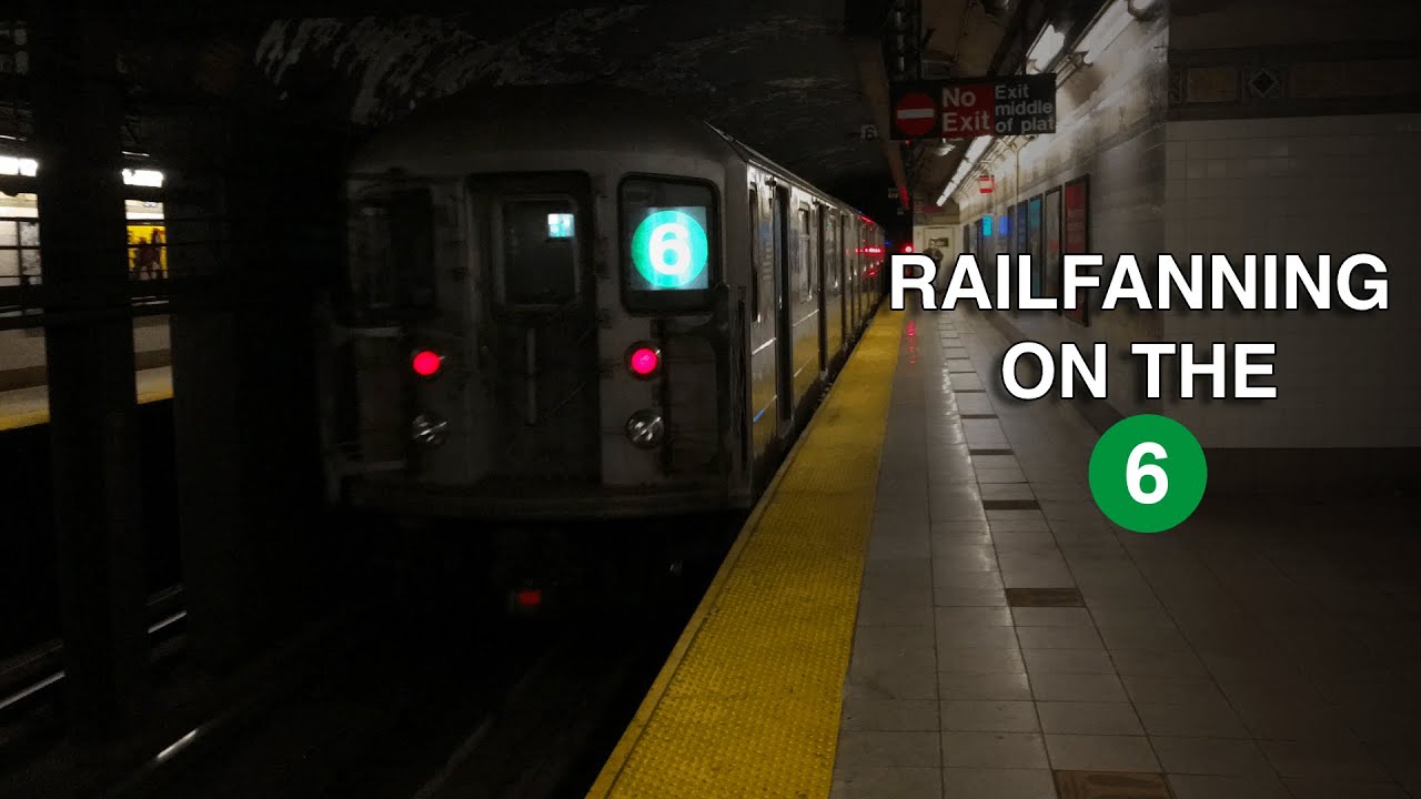 Railfanning on the (6) Line - YouTube