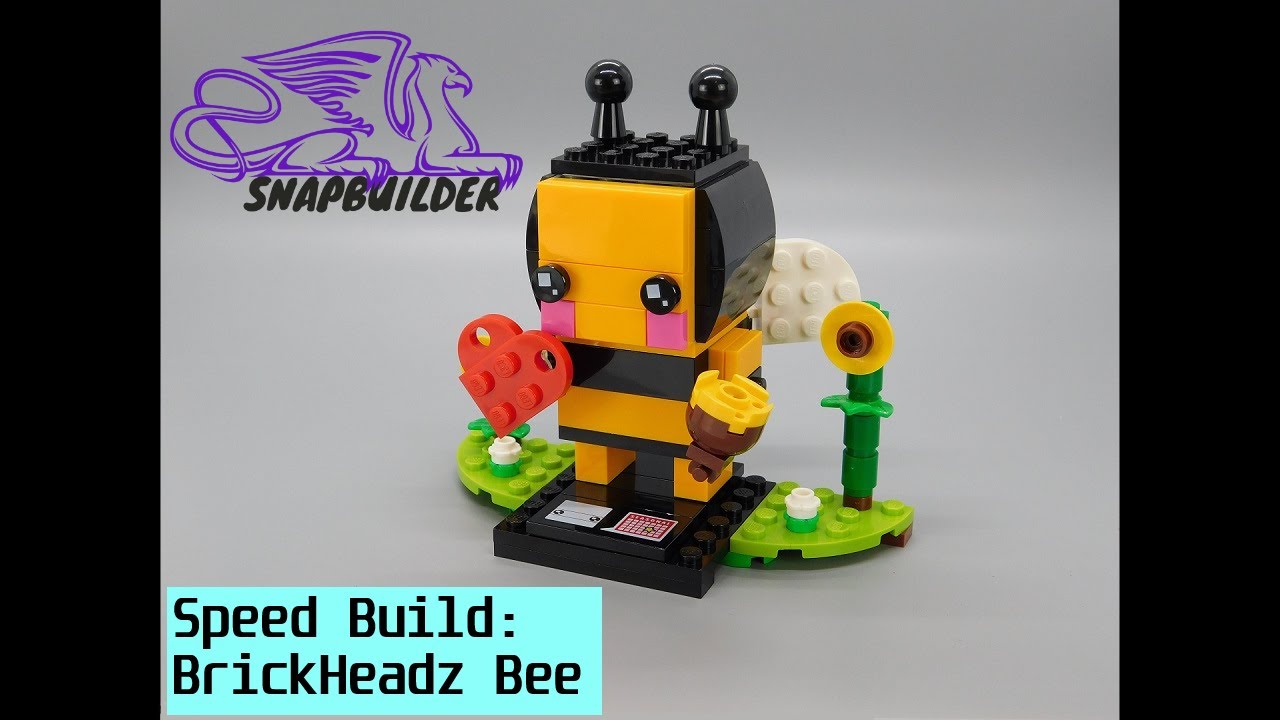 LEGO BrickHeadz™ Bumble Bee Stop-Motion Speed Build - YouTube