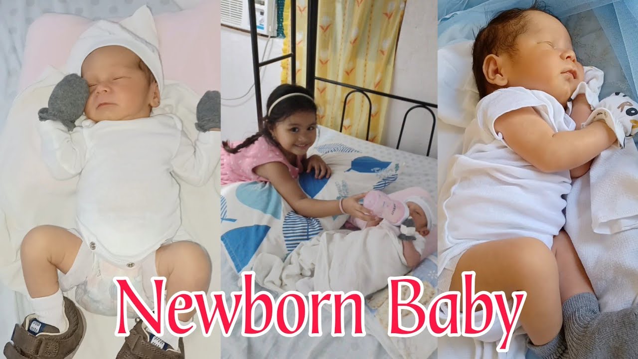 Newborn Baby Part 3: Daily Routine - Sleeping, drinking milk, bathing and sleep again! - YouTube