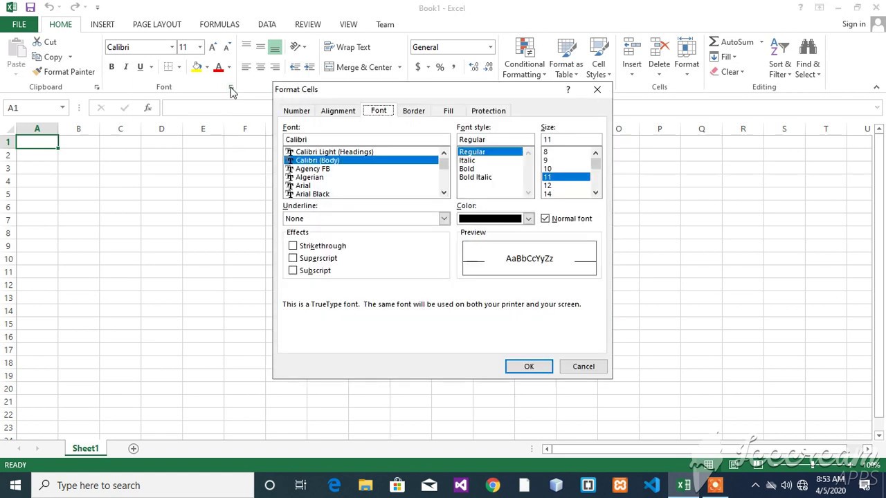 MS EXCEL FOR BEGINNERS - YouTube