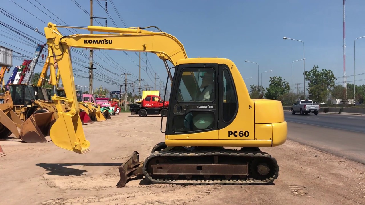 KOMATSU PC60-7 www.thaispmotor.com 081-2990958 - YouTube