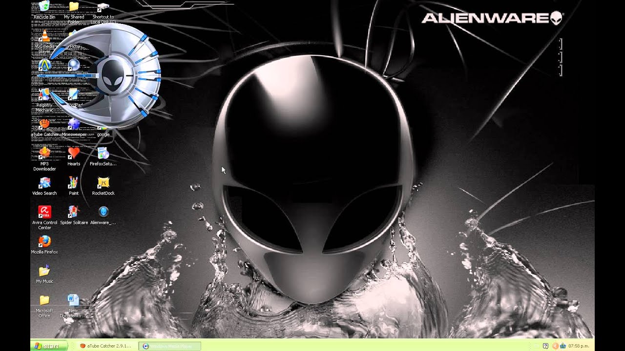 alienware de media player windows xp - YouTube