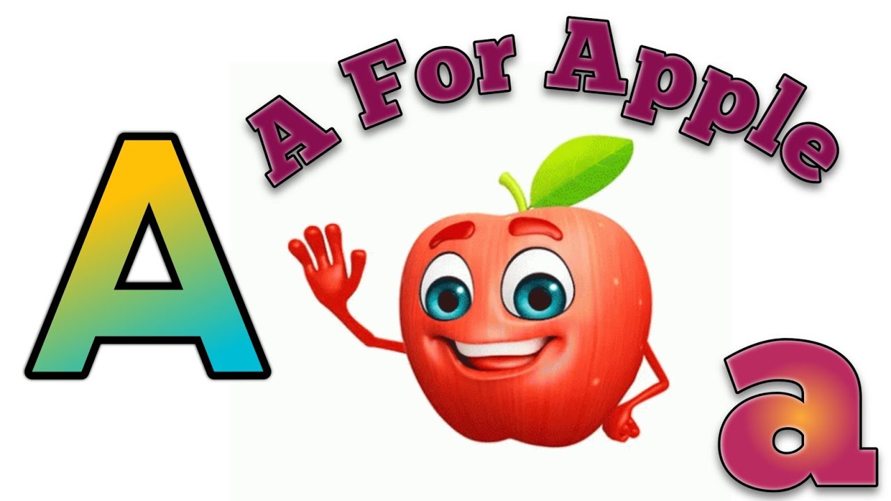 A for Apple|Capital and Small Alphabets|a for Apple alphabet song|# ...