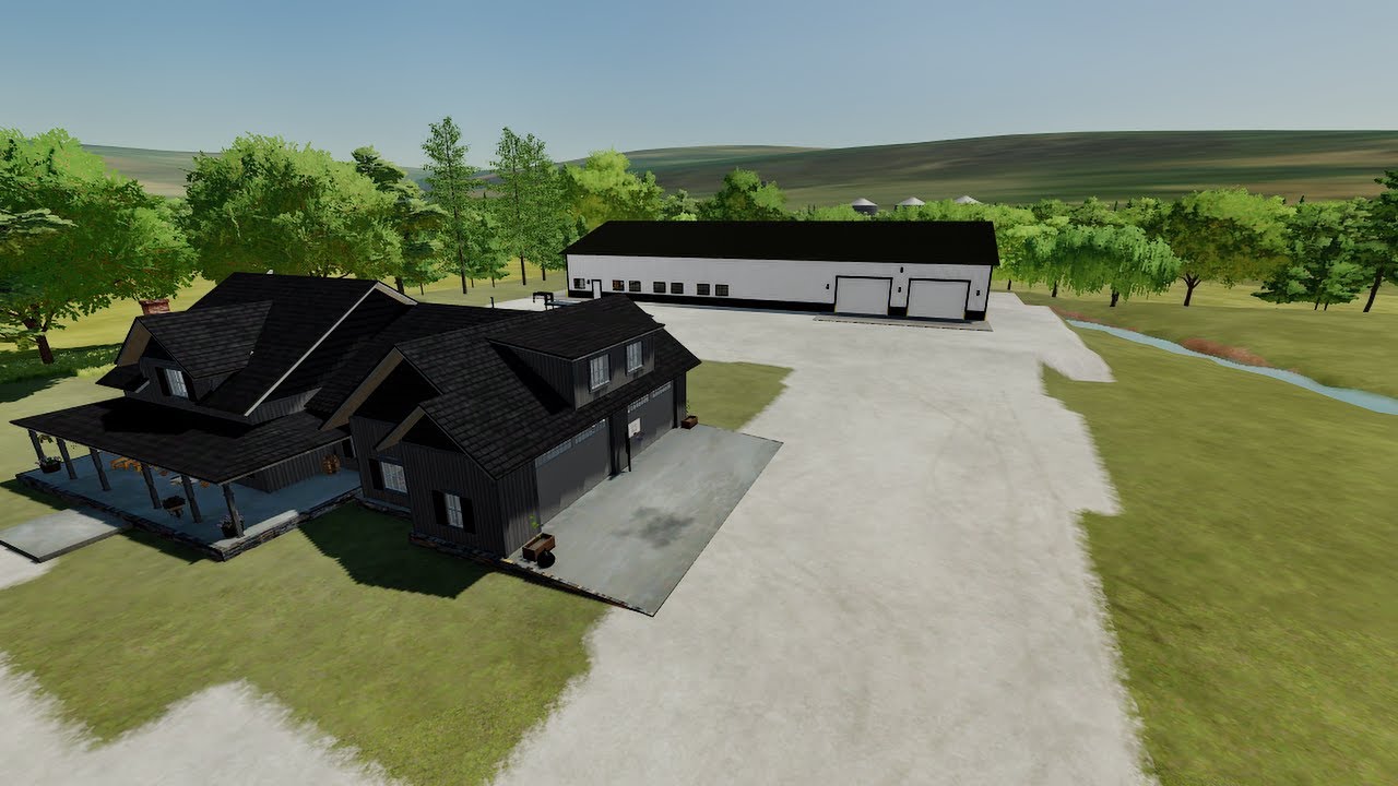 FINALLY BUILDING MY DREAM SHOP PART 2 Farming Simulator 22 - YouTube