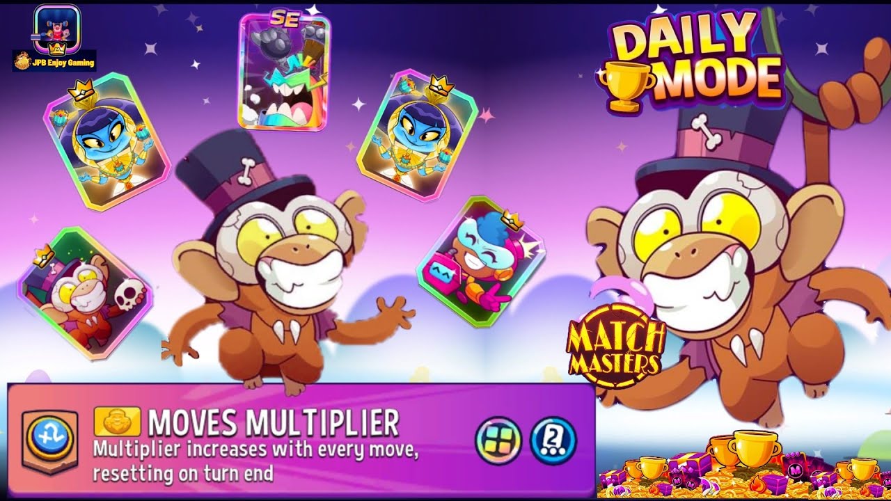 Moves Multiplier+Square Matches 🟦 Daily Mode Match Masters/ Play 5 ...