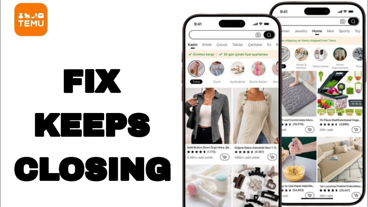 How To Fix And Solve Keeps Closing On Temu App | Easy Fix - YouTube