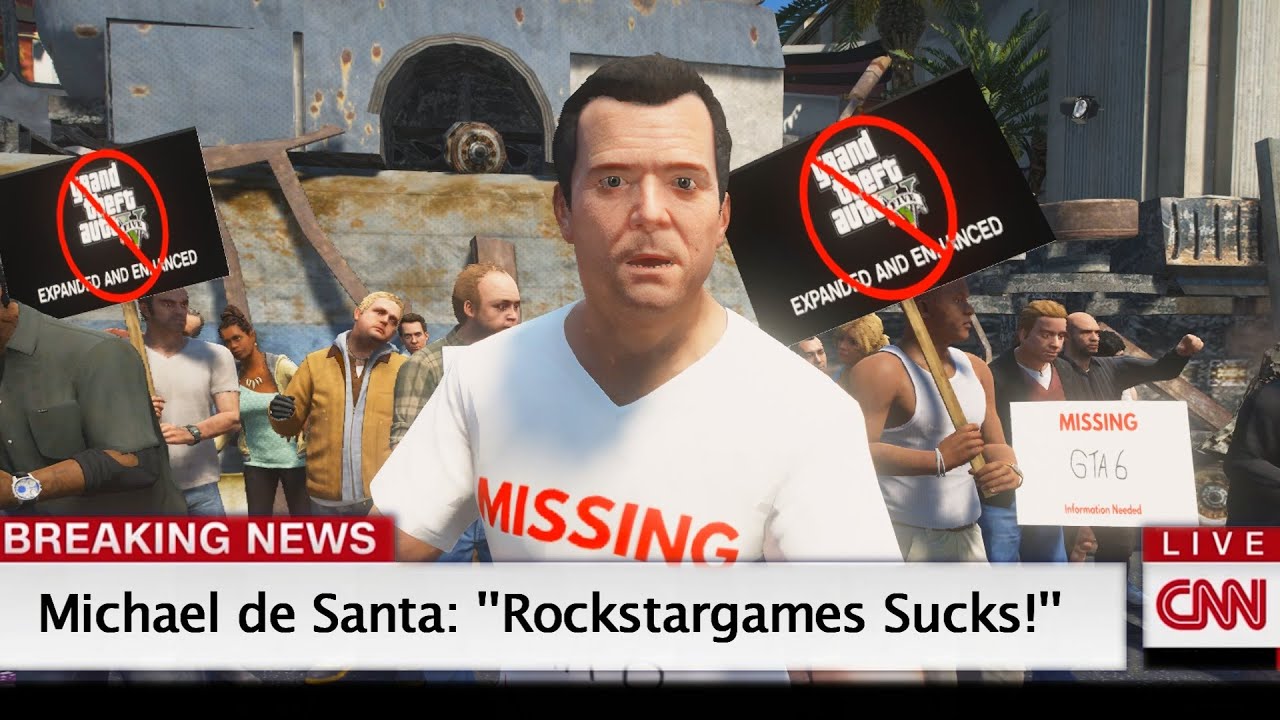 GTA 5 Players Protest over NEW GTA 5 Trailer for Playstation 5 - YouTube