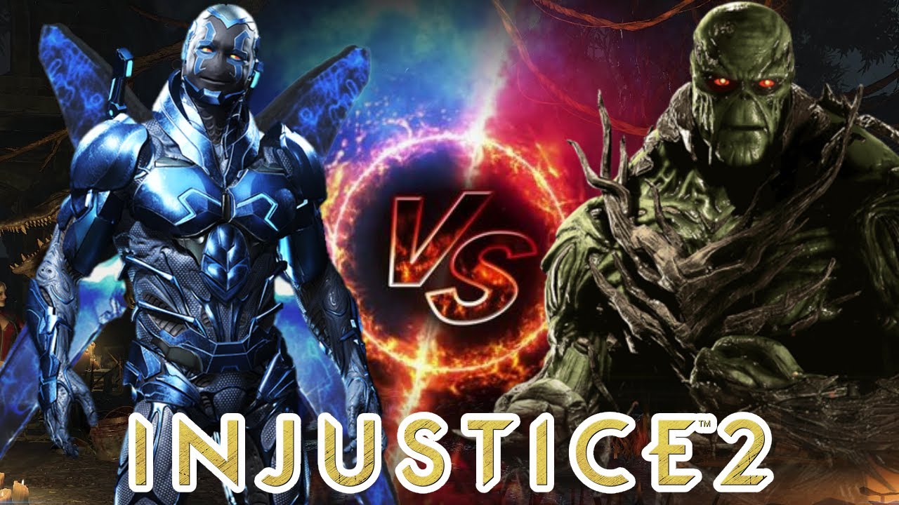 Injustice II Blue Beetle vs Swamp Thing Games Channel - YouTube